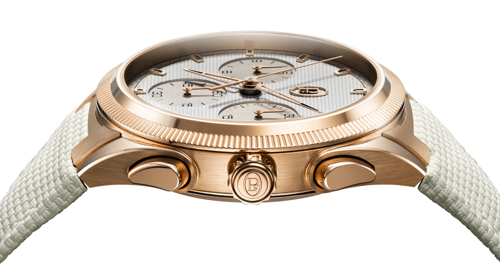 TONDA PF SPORT CHRONOGRAPH NO DATE ROSE GOLD SILVER SANDSTONE COSC ...